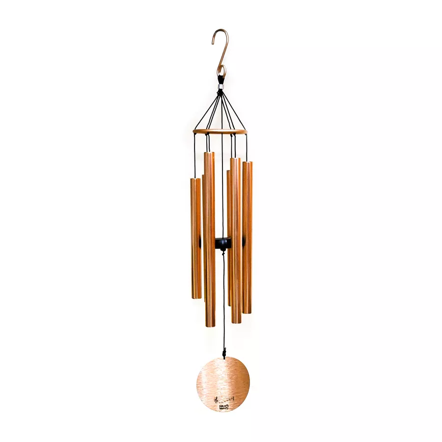 Rose Gold Wind Chime With Metal Hook